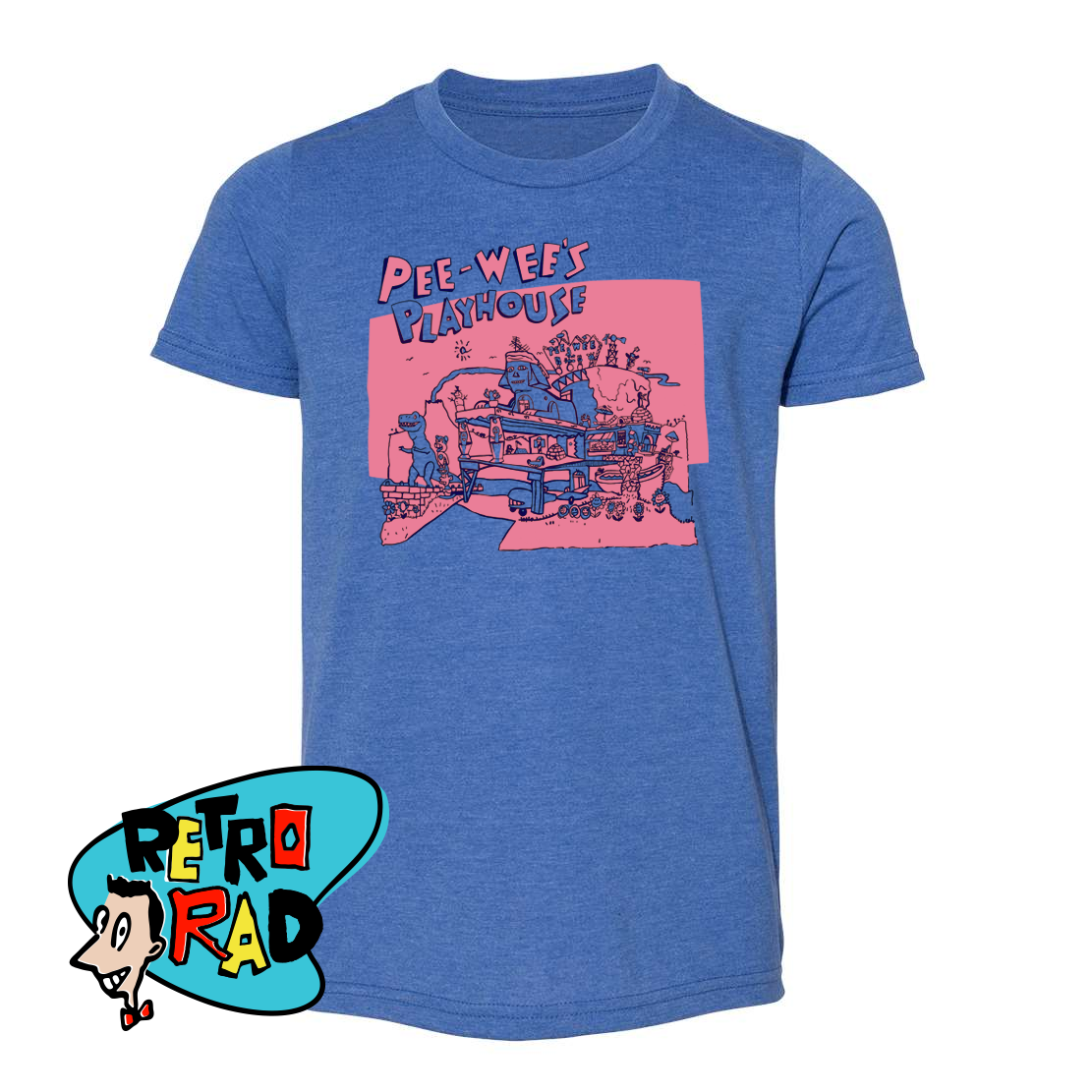 Retro Rad Tee: Pee-wee's Playhouse (Youth) – Pee-wee Herman Store