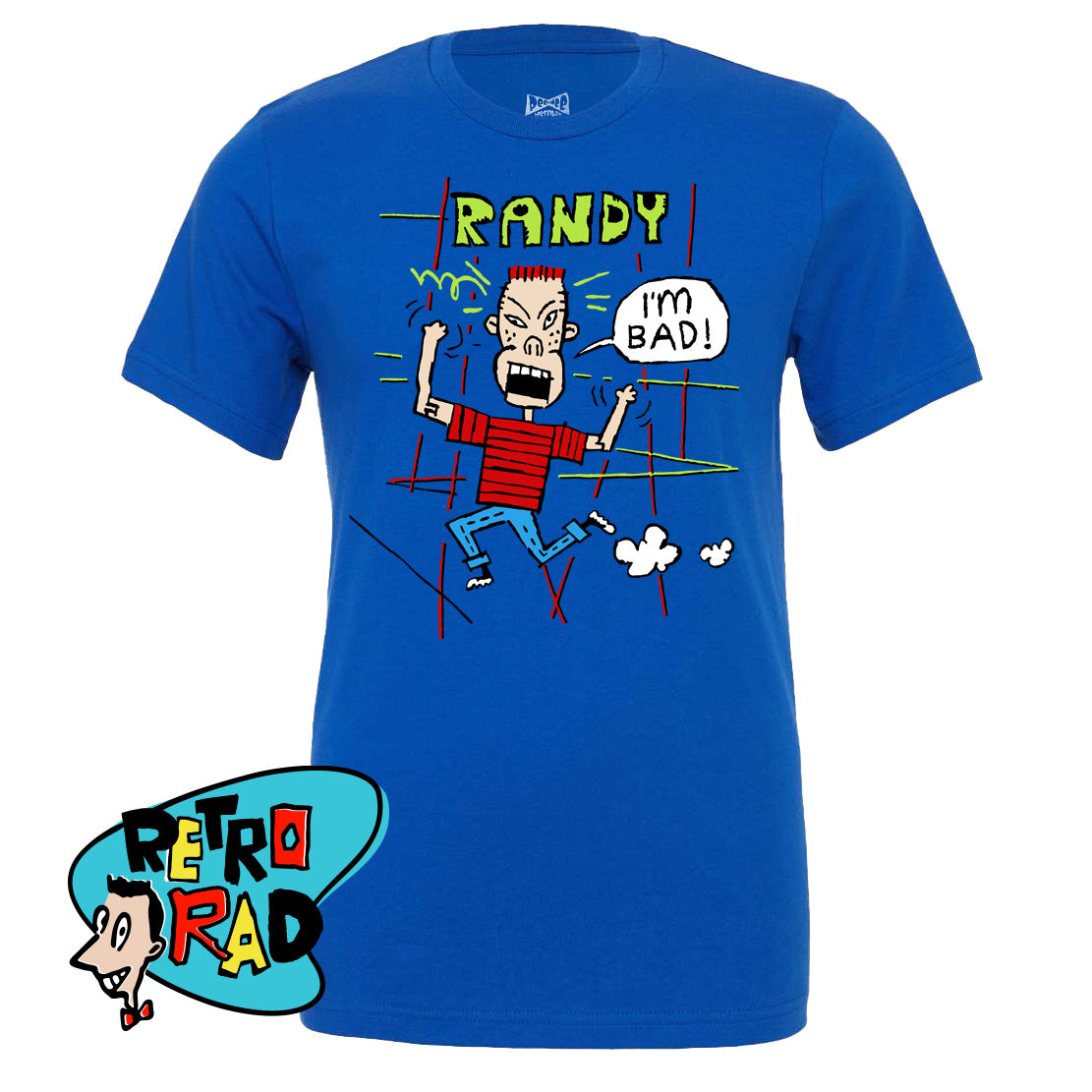 Retro Rad Tee: Randy 'I’m Bad' Tee (Unisex/Men's) – Pee-wee Herman Store